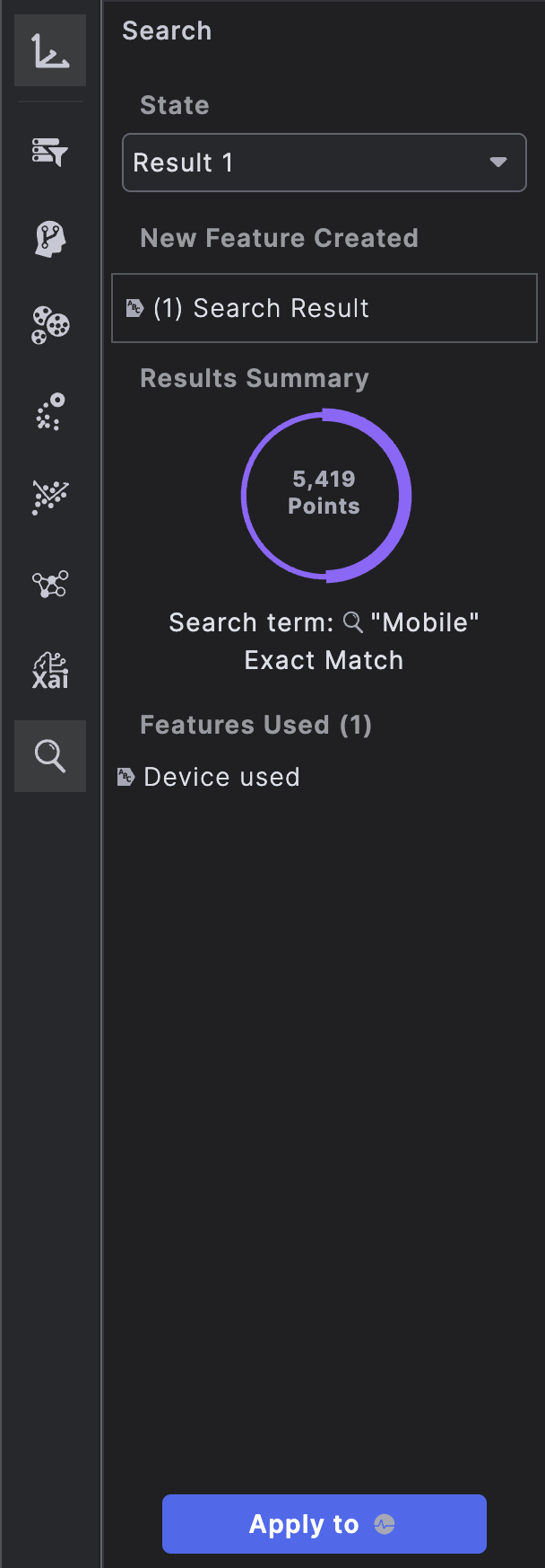 Locating Data Using Search – Virtualitics