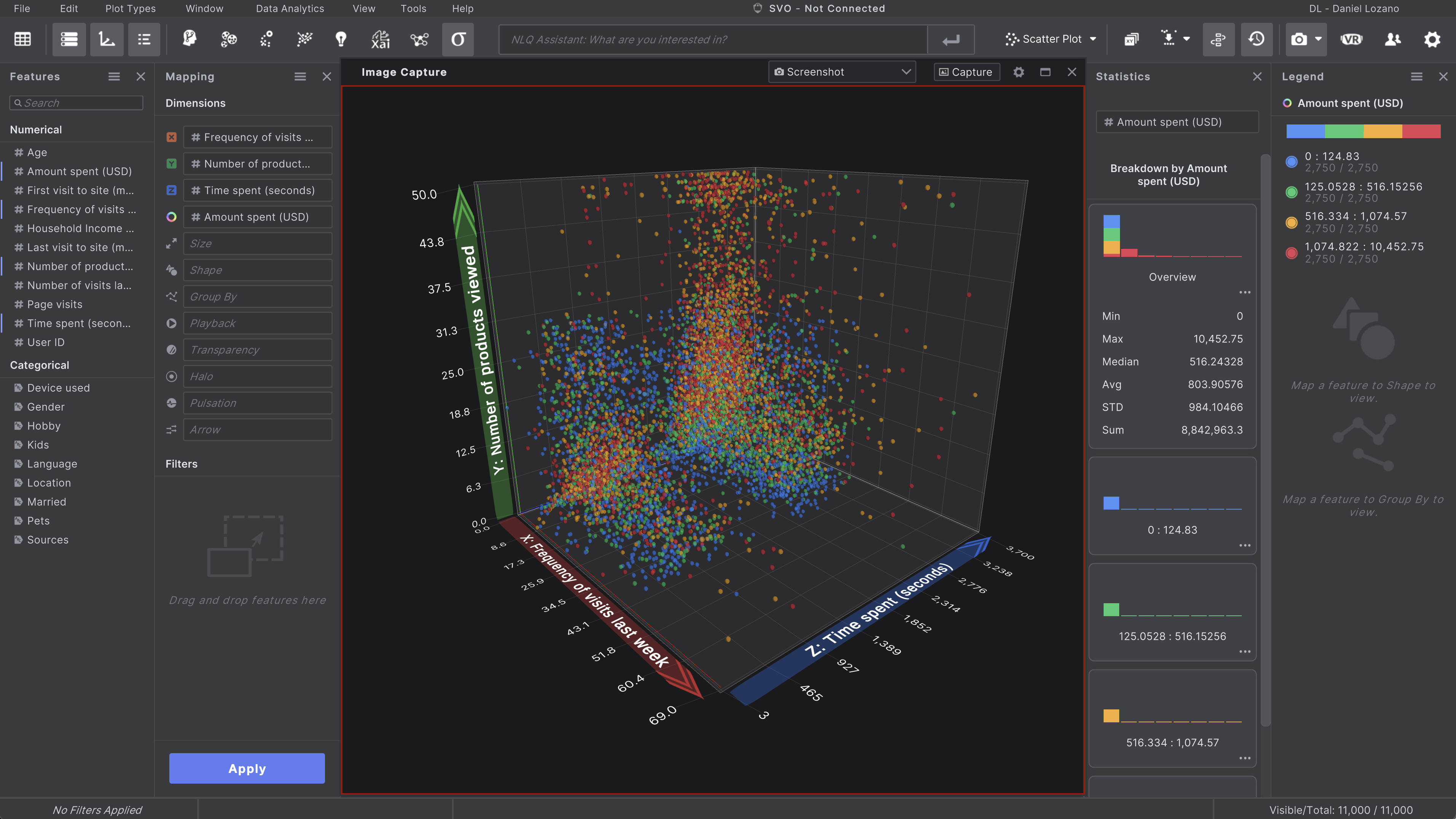 Creating Visuals with Image and GIF Capture (Desktop) – Virtualitics