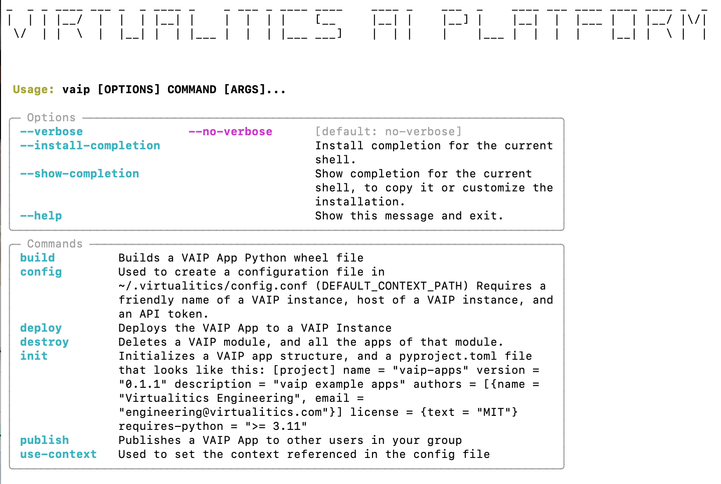 Installing the Virtualitics SDK and CLI Packages – Virtualitics