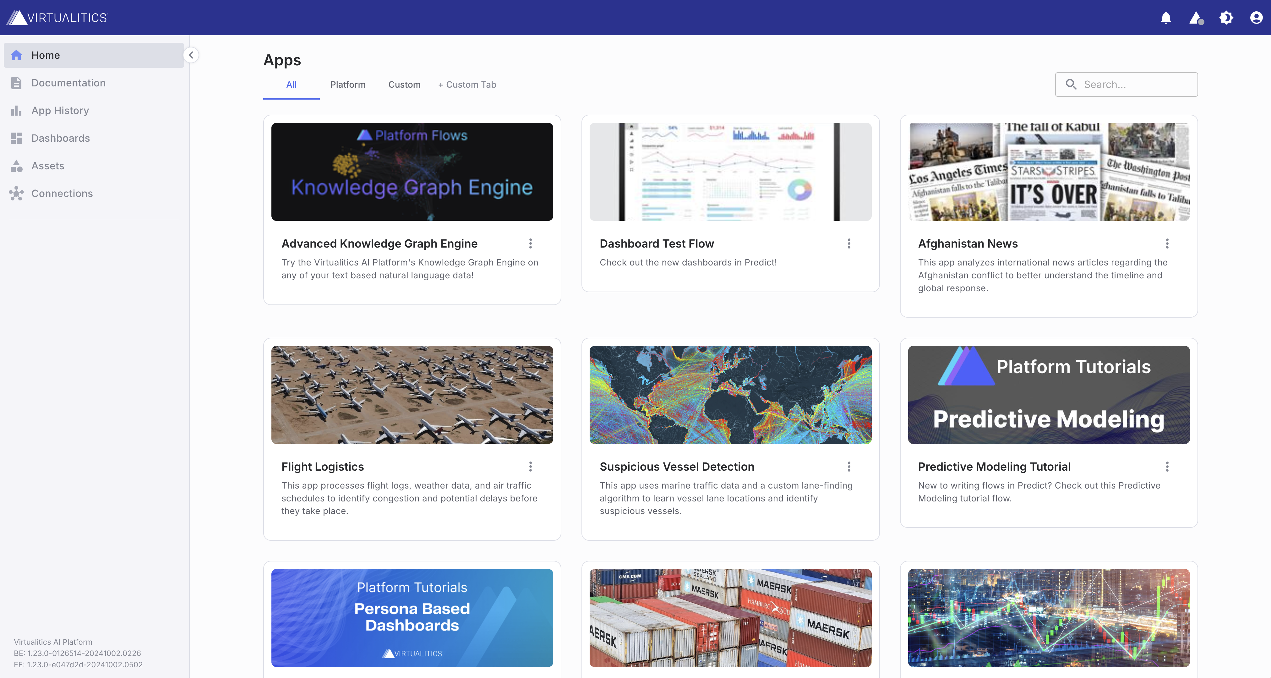 Lesson 2: Navigating the Virtualitics AI Platform Home Page – Virtualitics